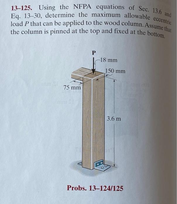 Solved 13–125. Using the NFPA equations of Sec. 13.6 and Eq. | Chegg.com