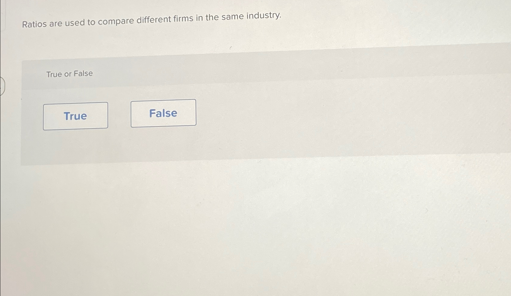 Solved Ratios are used to compare different firms in the | Chegg.com