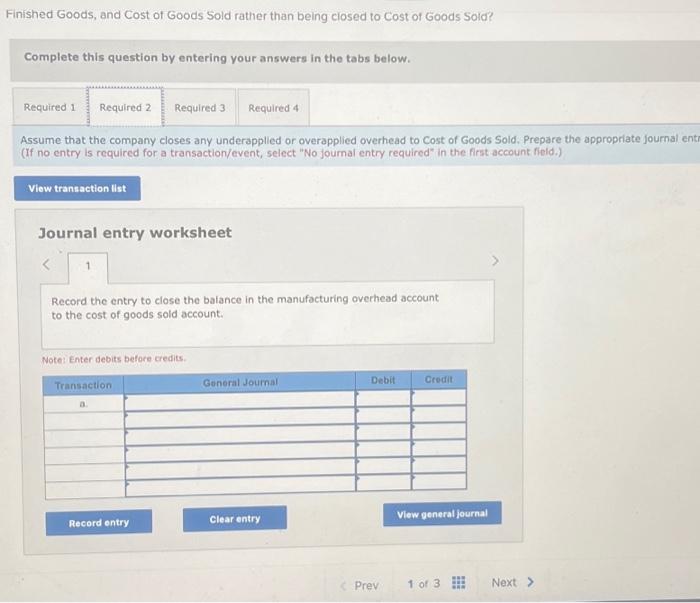 Solved Problem 3-12 (Static) Predetermined Overhead Rate; | Chegg.com