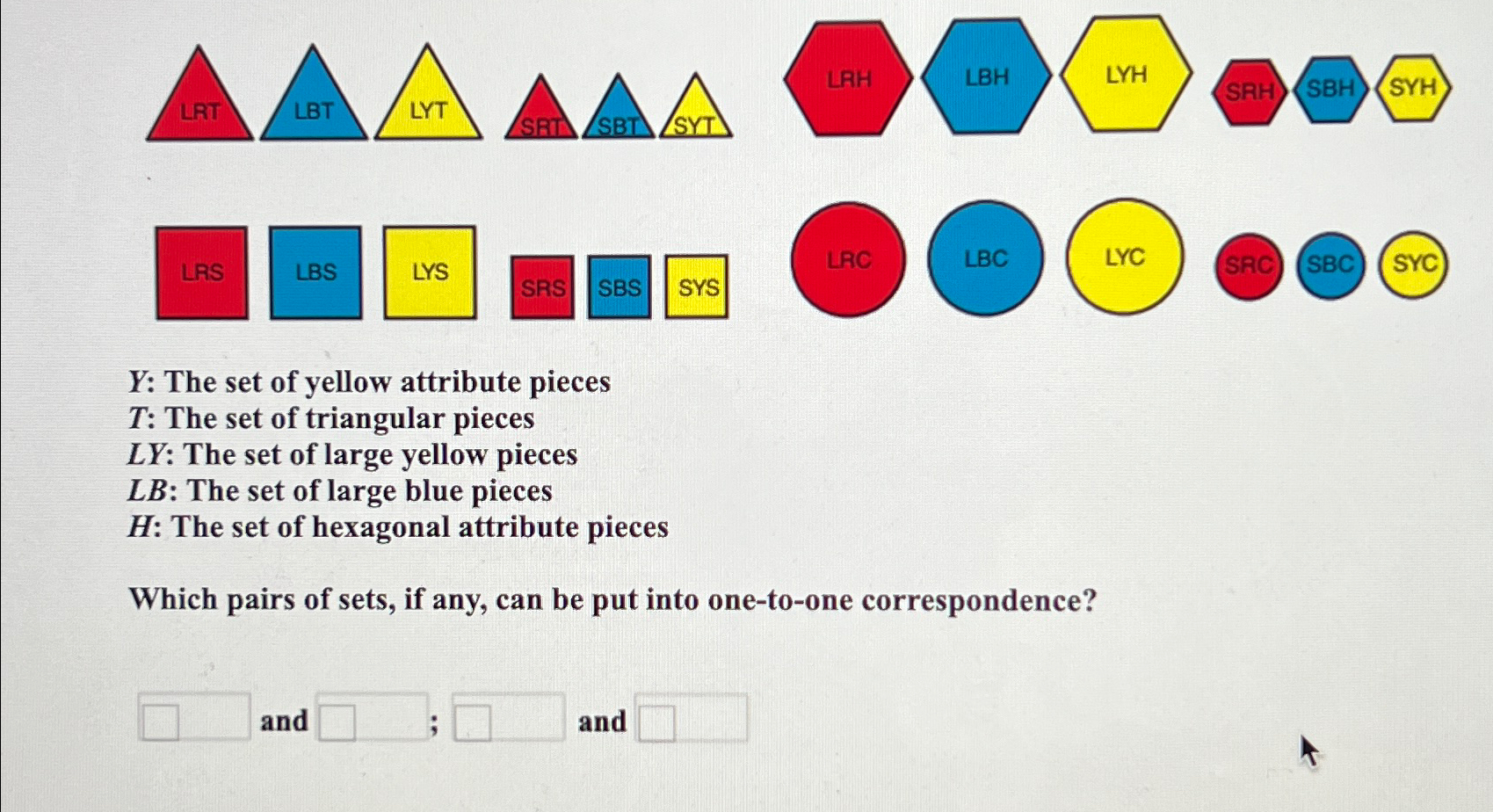 Solved SRSSBSSYSLRCLBCLYCSBC(SYC)Y ﻿: The set of yellow | Chegg.com