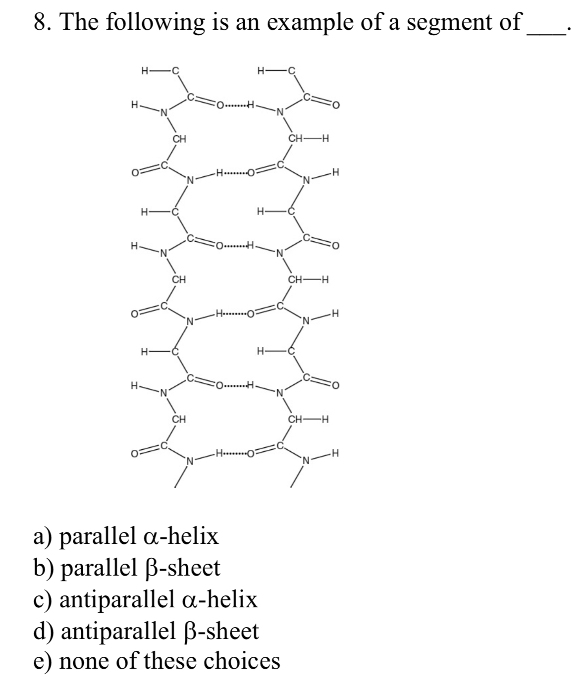 Solved The following is an example of a segment ofa) | Chegg.com