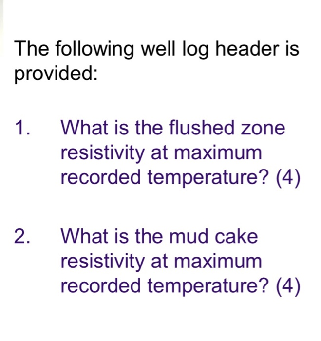 *PLATFORM EXPRESS* COMPENSATED NEUTRON LITHO-DENSITY | Chegg.com