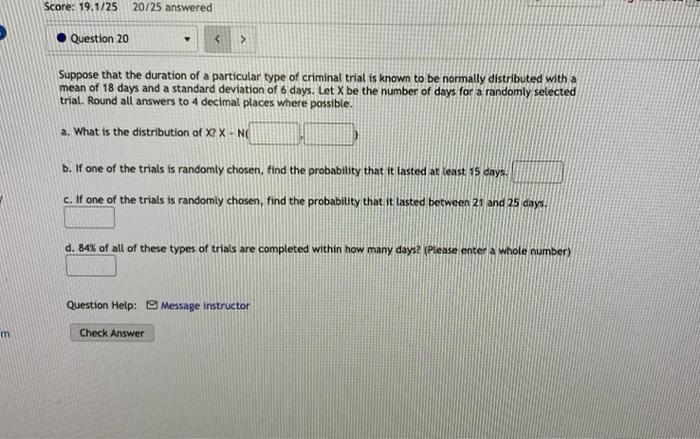 Solved Suppose that the duration of a particular type of | Chegg.com
