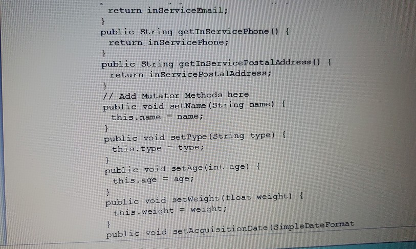 Solved import java.text.SimpleDateFormat; public class | Chegg.com