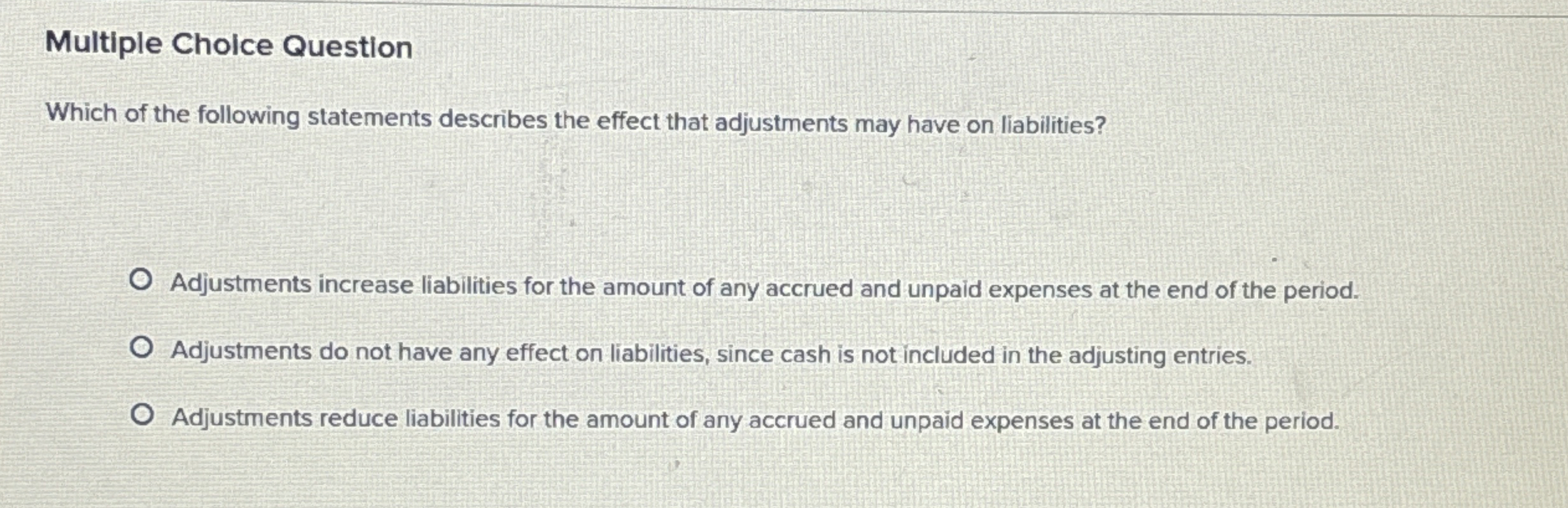 Solved Multiple Choice QuestionWhich of the following | Chegg.com