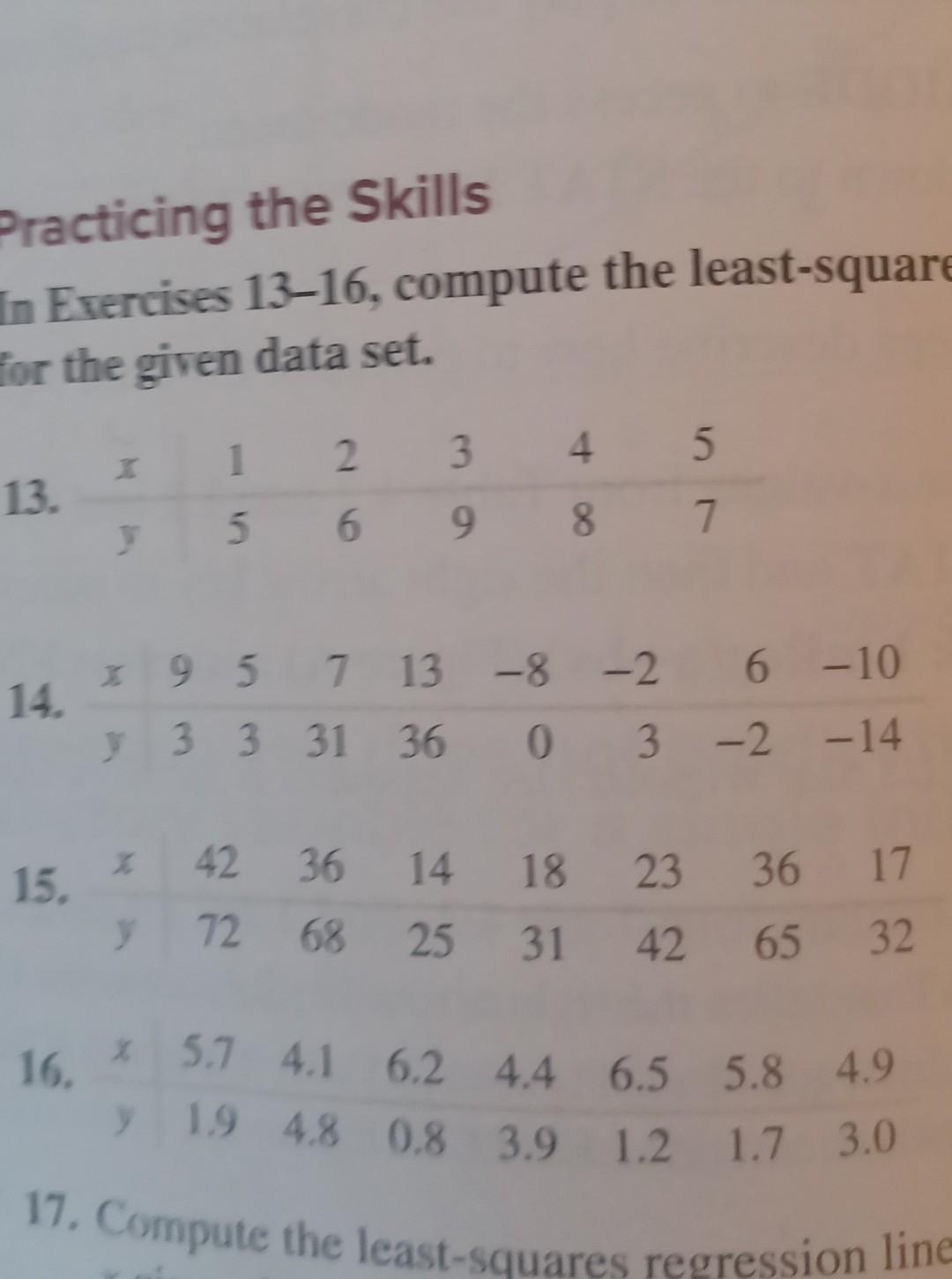 Solved Practicing the Skills | Chegg.com