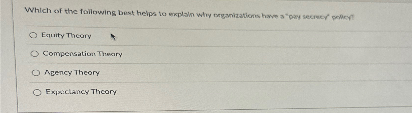 Solved Which of the following best helps to explain why | Chegg.com