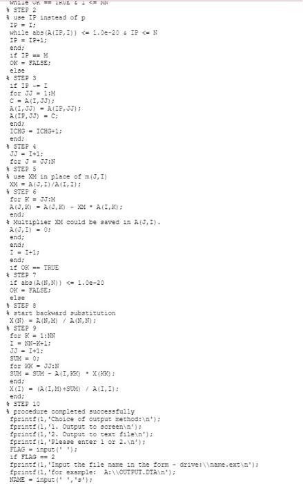Use Algorithm 61 Or A Similar Programming Algorithm