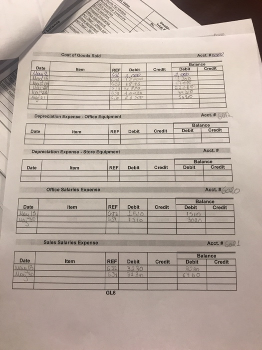 Solved 1-)General Journal Worksheet - complete and tied | Chegg.com