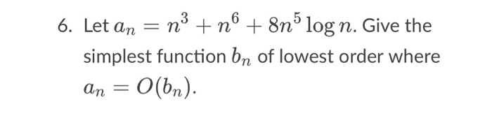 Solved 3. Arrange the following functions in ascending order | Chegg.com