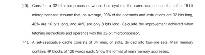 Solved 37 Consider A Hypothetical Microprocessor