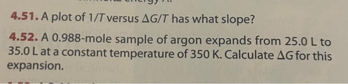 4.10. What is the maximum amount of non- pV work that | Chegg.com