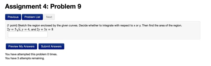 Solved Assignment 4: Problem 9 Previous Problem List Next (1 | Chegg.com
