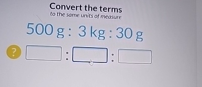 Solved Convert the termsto the same units of | Chegg.com