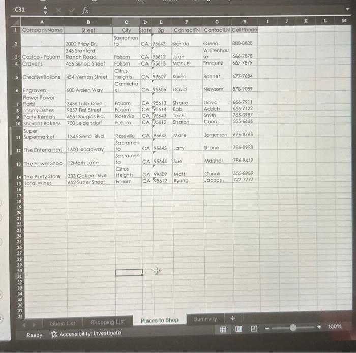 Solved The formulas in cells A9:A23!reference a named tange | Chegg.com