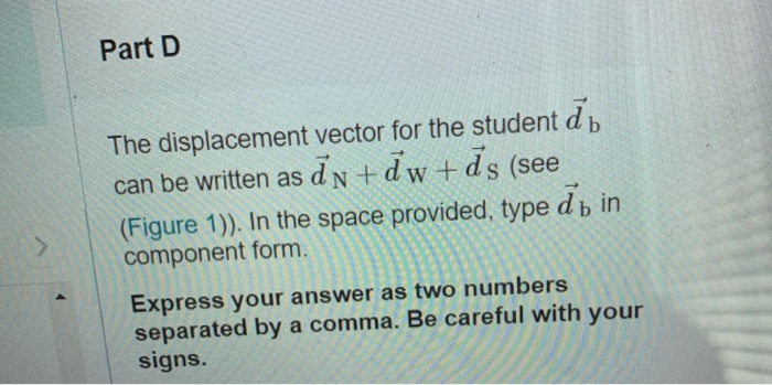 Part C Find the components of the vector Č with | Chegg.com