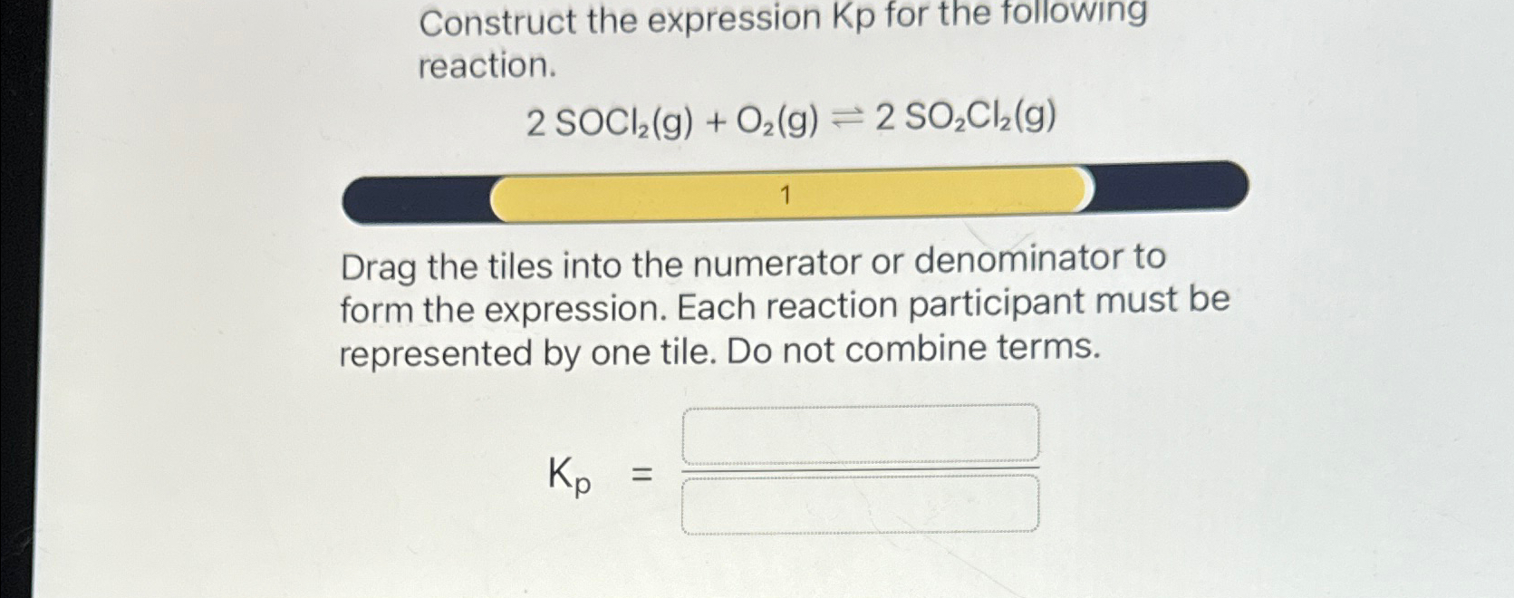 Solved Construct the expression Kp ﻿for the following | Chegg.com