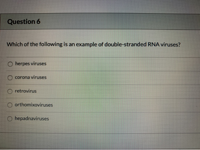 Solved Question 6 Which of the following is an example of | Chegg.com