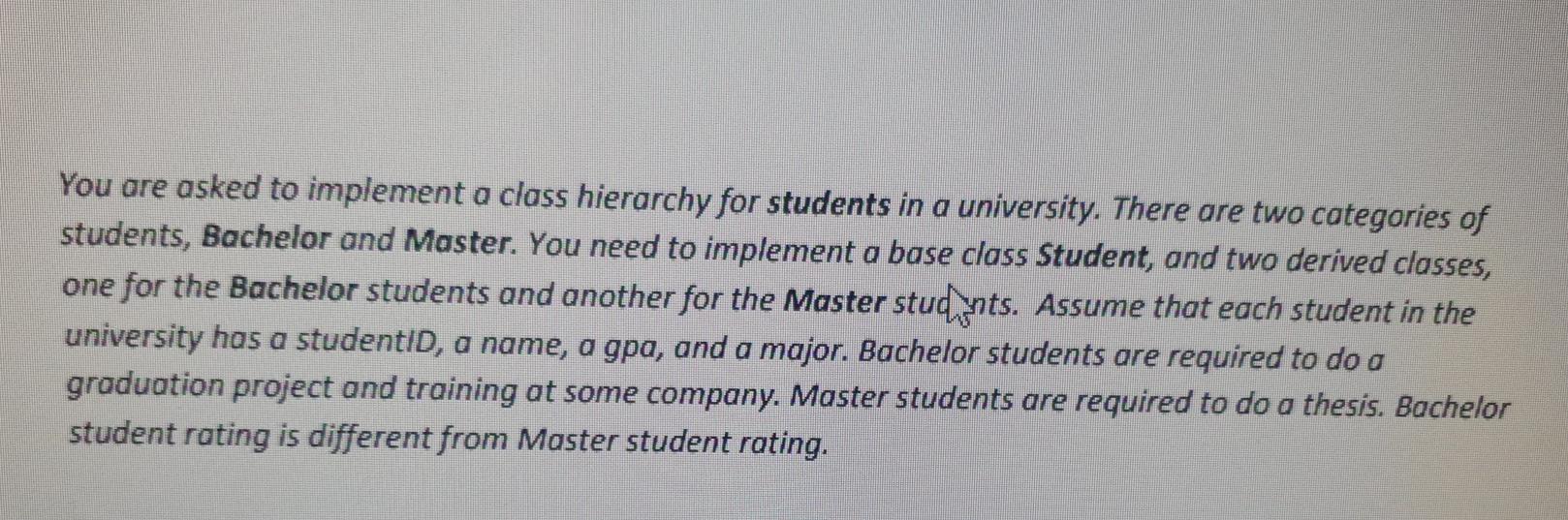 Solved Objectives Understand and practice o Inheritance o | Chegg.com