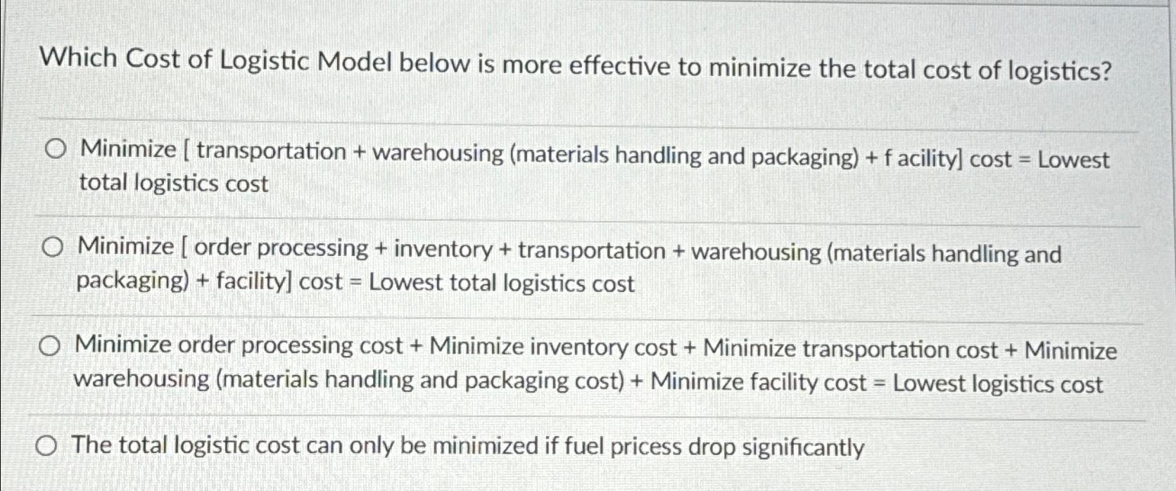 Solved Which Cost of Logistic Model below is more effective | Chegg.com