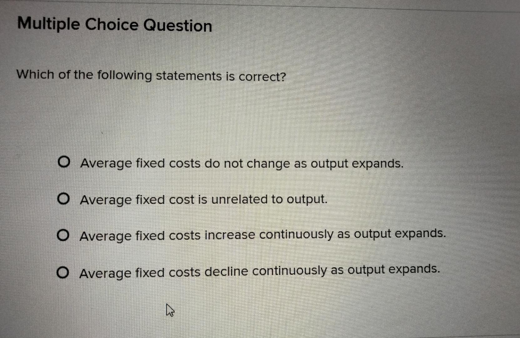 Solved Multiple Choice QuestionWhich of the following | Chegg.com