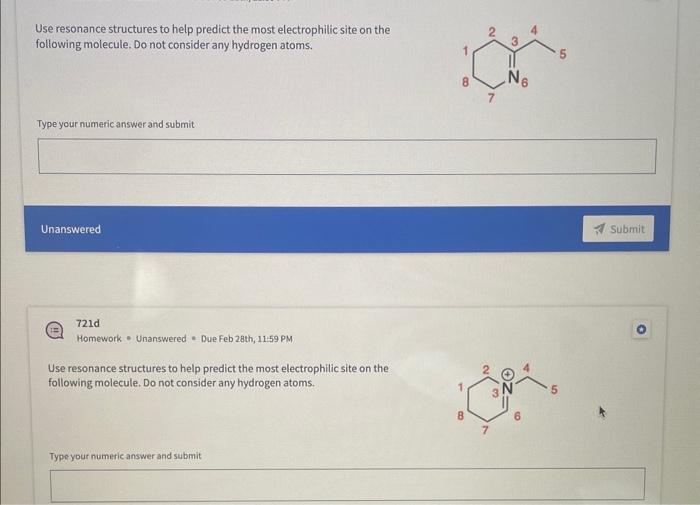 Solved Use resonance structures to help predict the most | Chegg.com