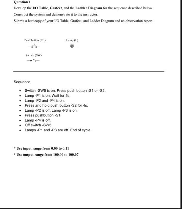 i need cx program ladder using this grafcet i need | Chegg.com