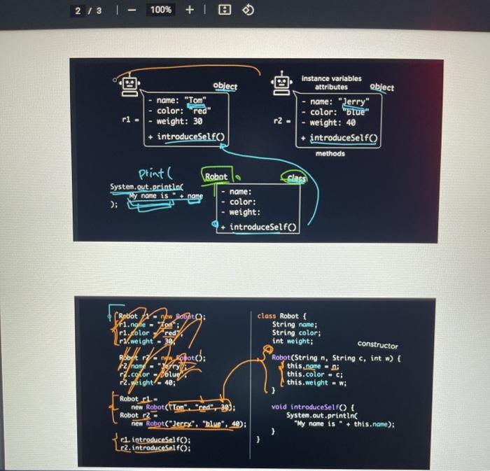 Solved Classesoop Robot Classobject As Stated In Class