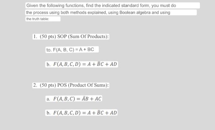 Solved Given the following functions, find the indicated | Chegg.com