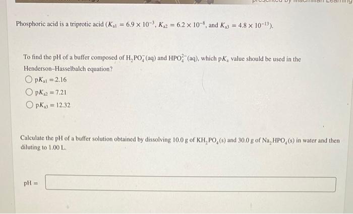 Solved If a buffer solution is 0.280M in a weak base | Chegg.com