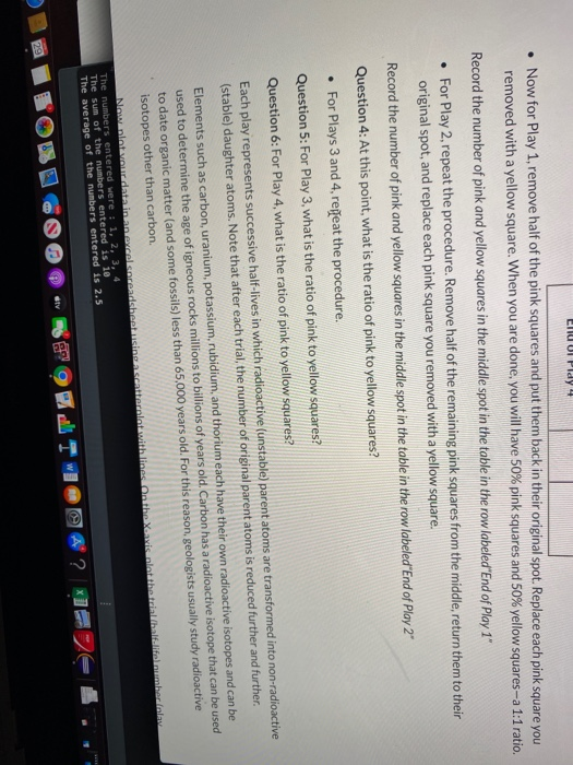 Solved Part 2: Absolute Dating Absolute, or numerical, | Chegg.com