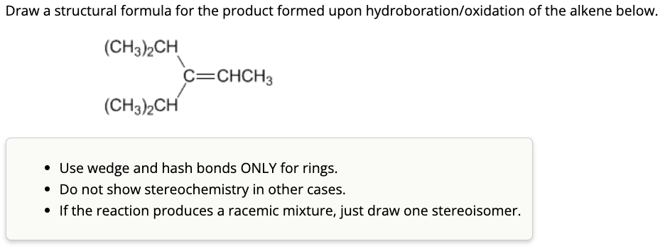 Solved Draw a structural formula for the product formed upon | Chegg.com