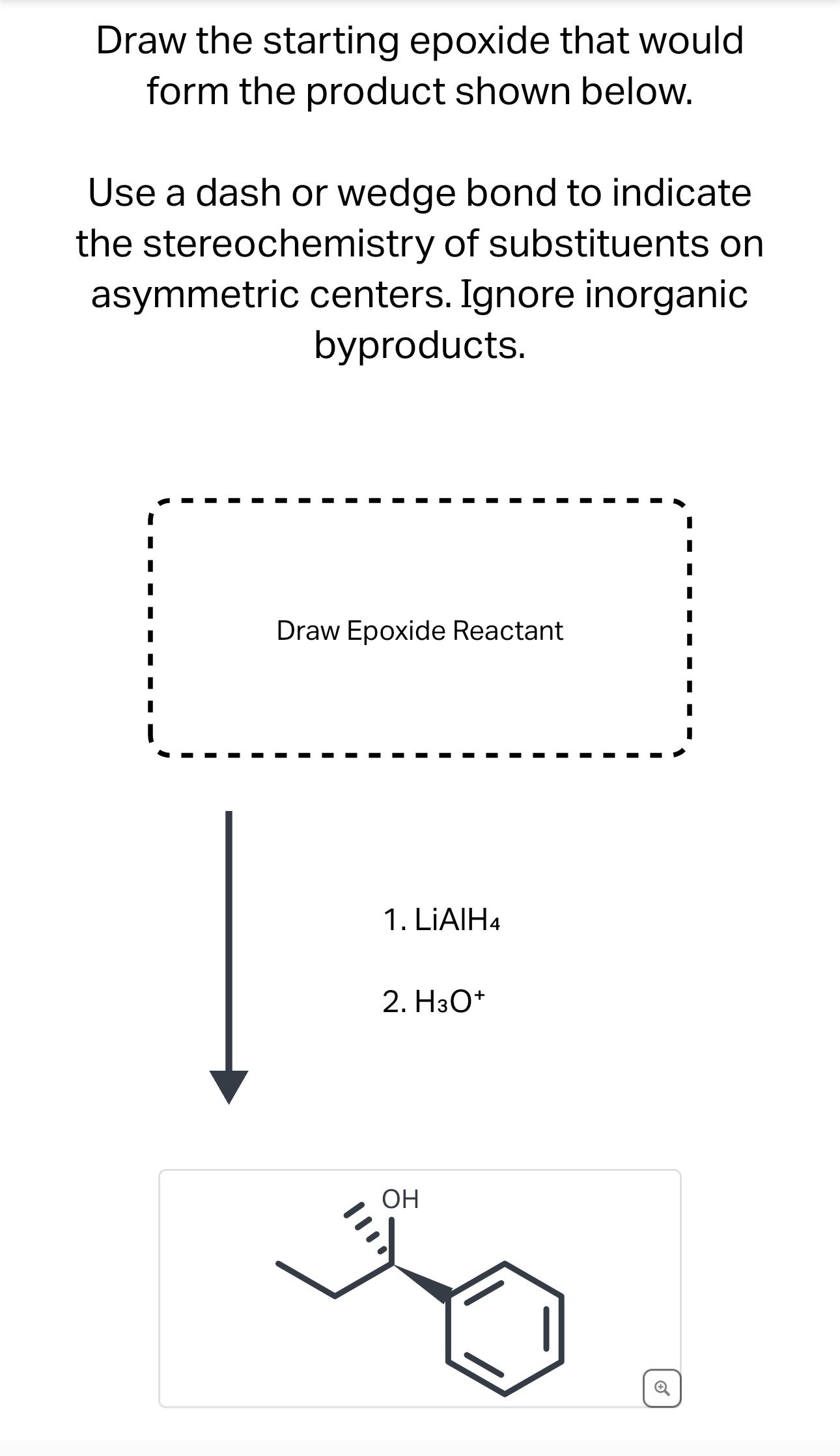Solved Draw the starting epoxide that would form the product | Chegg.com