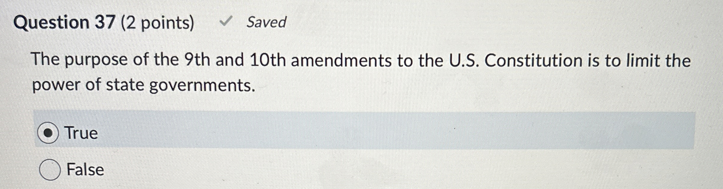 Solved Question 37 (2 ﻿points) ﻿SavedThe purpose of the 9 | Chegg.com
