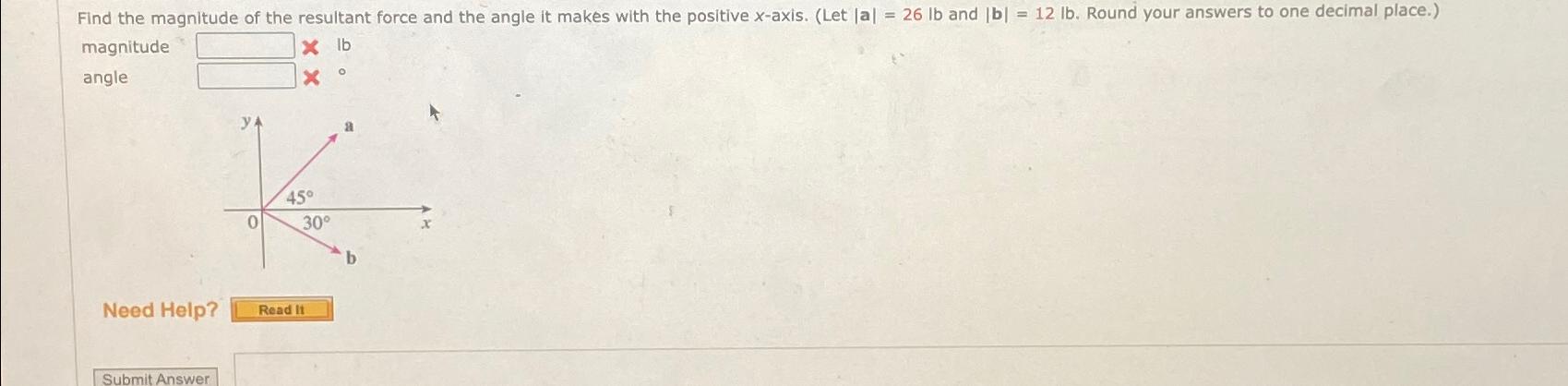 Solved magnitudeibangleNeed Help?Submit Answer | Chegg.com