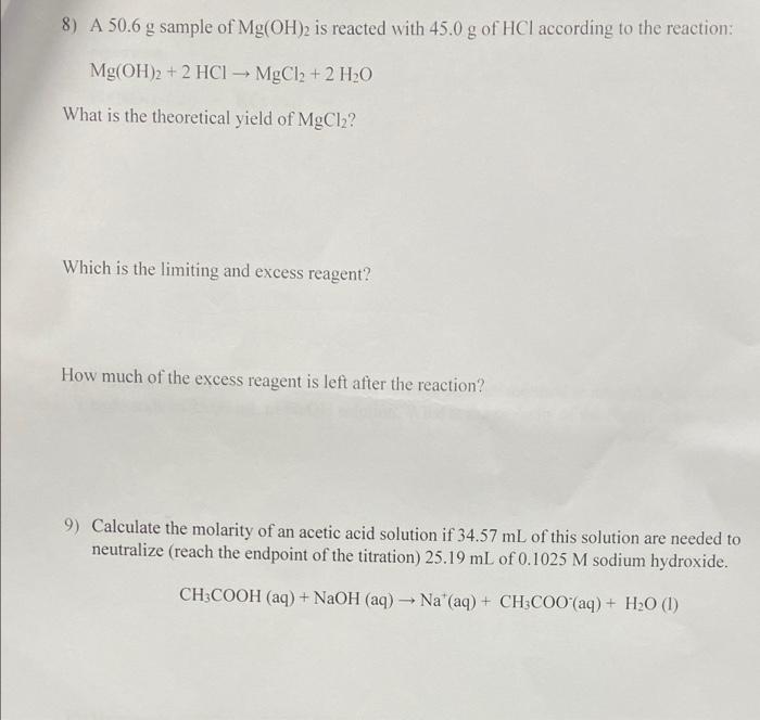 Solved 6) Balance the following chemical equation: C6H6 + O2 | Chegg.com