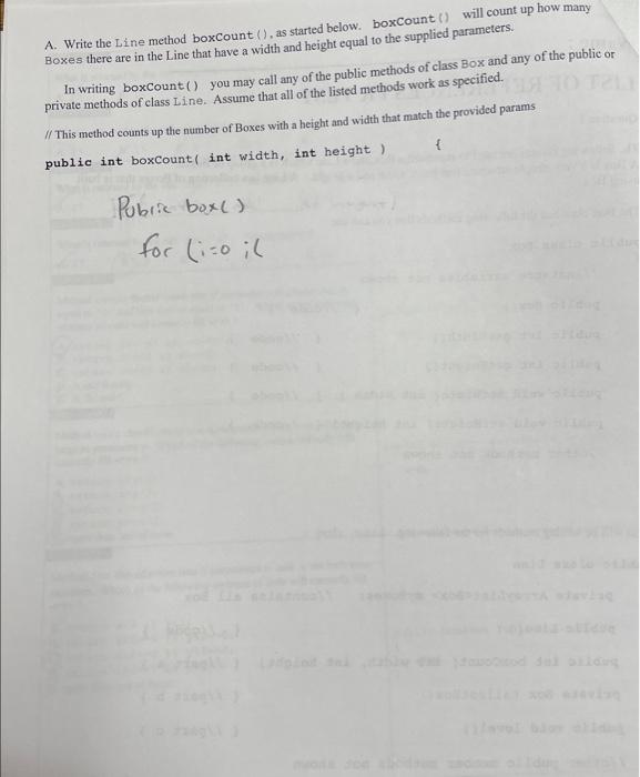 Solved The following classes are used to represent a Box and | Chegg.com