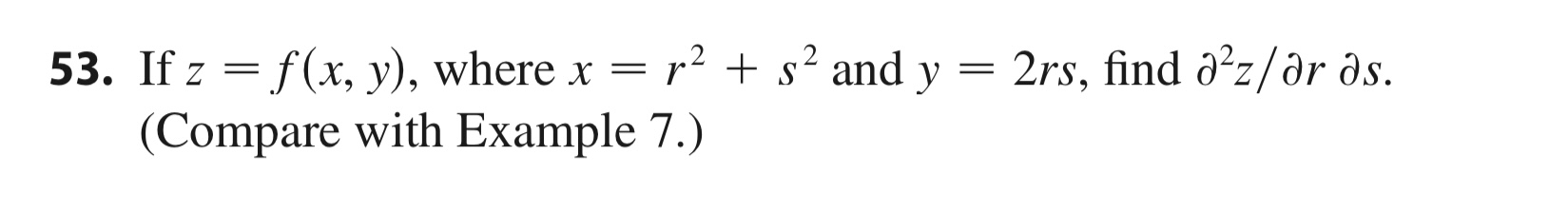 Solved If z=f(x,y), ﻿where x=r2+s2 ﻿and y=2rs, ﻿find | Chegg.com
