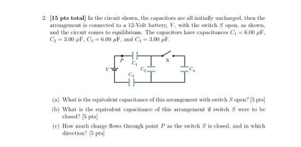 Solved 1. [15 pts total] In the diagram, particles 1 and 2 | Chegg.com