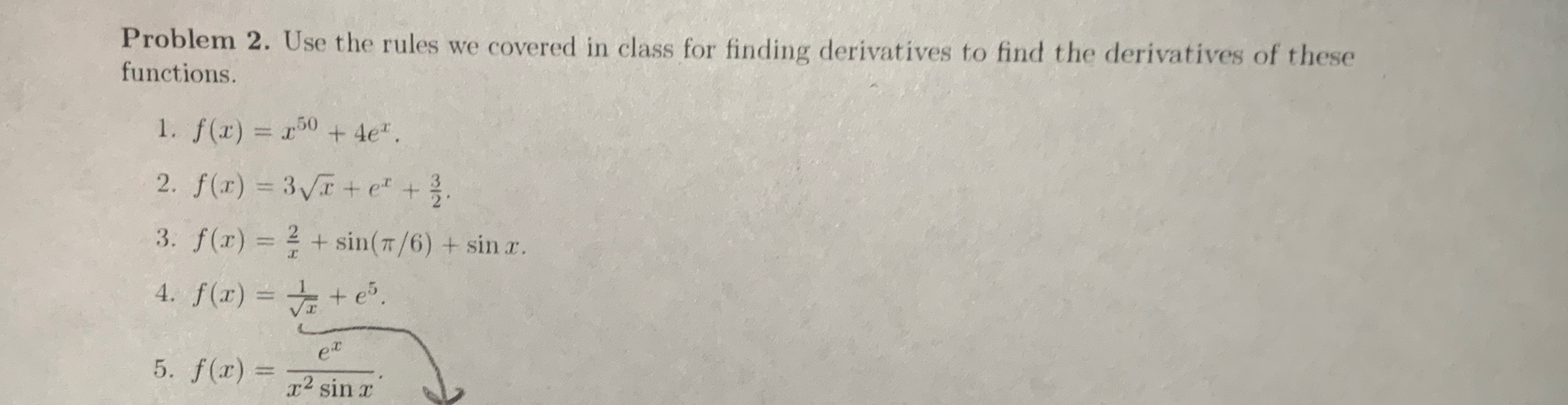 Solved Problem 2. ﻿Use the rules we covered in class for | Chegg.com