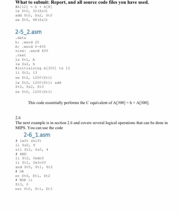 Solved What to submit: Report, and all source code files you | Chegg.com