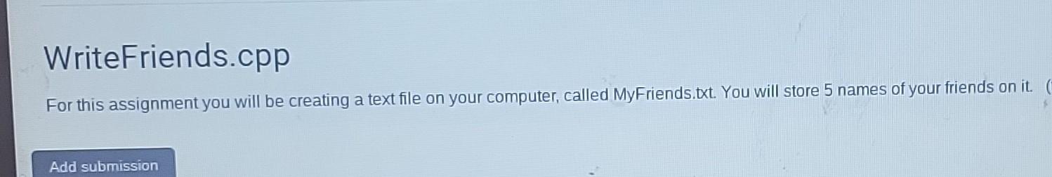 Solved For this assignment you will be creating a text file | Chegg.com