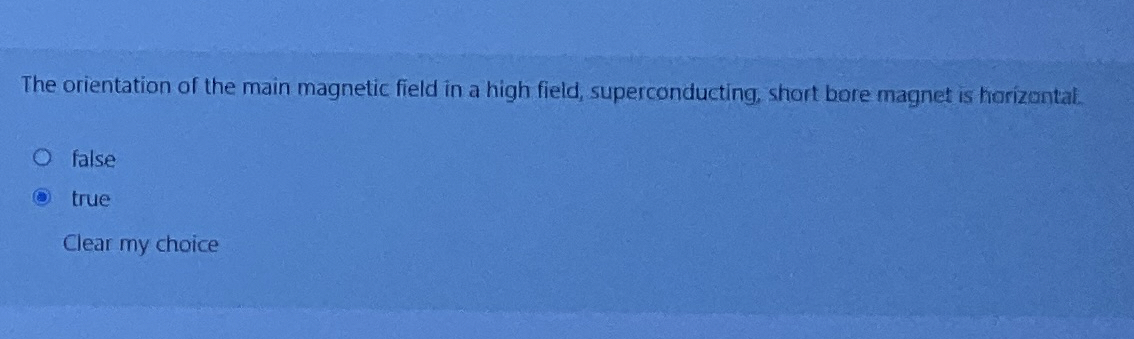 High Quality SOLUTION The orientation of the main magnetic field in a ...