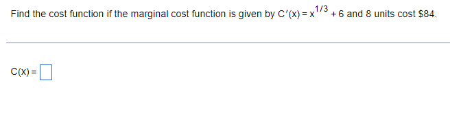Solved Find the cost function if the marginal cost function | Chegg.com