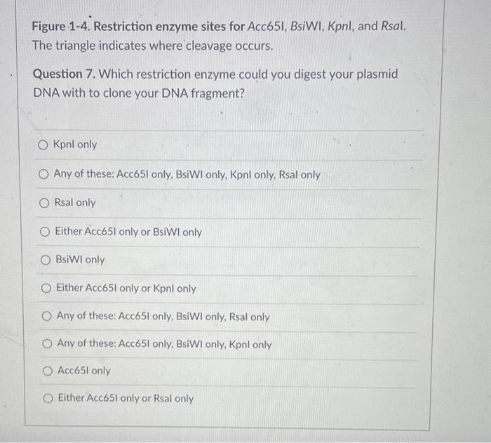 Solved Use Figure 1-4 to answer Question 7. You wish to | Chegg.com