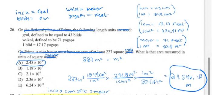 Solved weird simple conversion problem. homework check.my | Chegg.com