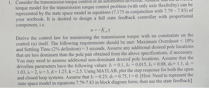 Solved 2. Derive the transfer function of the closed-loop | Chegg.com