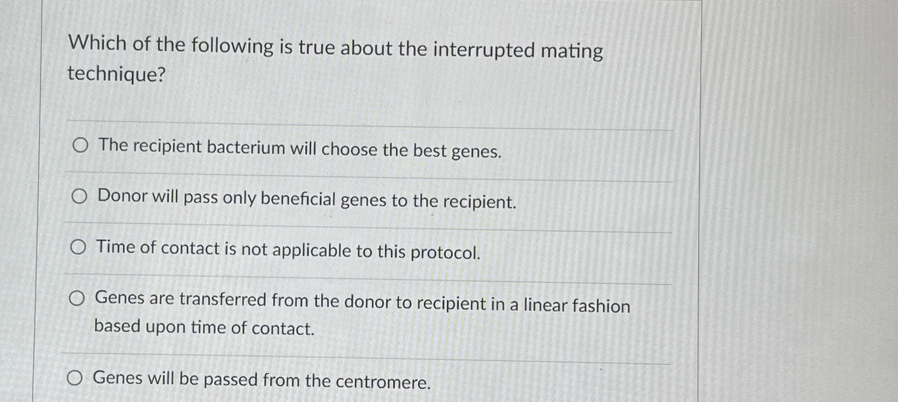 Solved Which of the following is true about the interrupted | Chegg.com