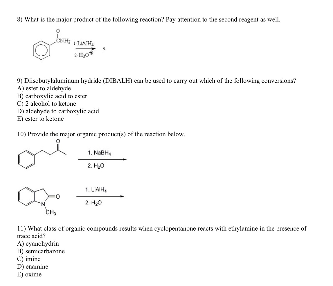 Solved What is the major product of the following reaction? | Chegg.com