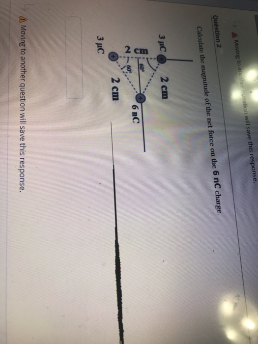 Solved calculate the magnitude of the net force on the 6 Nc | Chegg.com